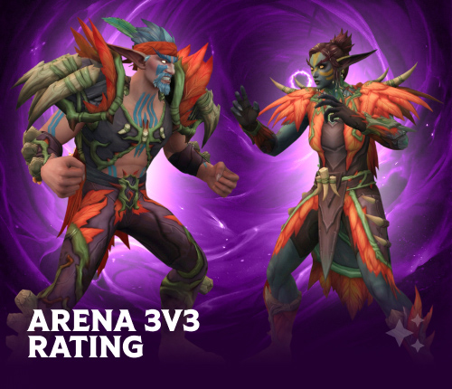 Buy 3v3 Arena Rating PvP Boost — Midnight Season 1 | KingBoost