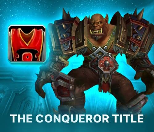 Buy The Conqueror Title Boost in WoW The War Within | Buy WoW TWW The ...